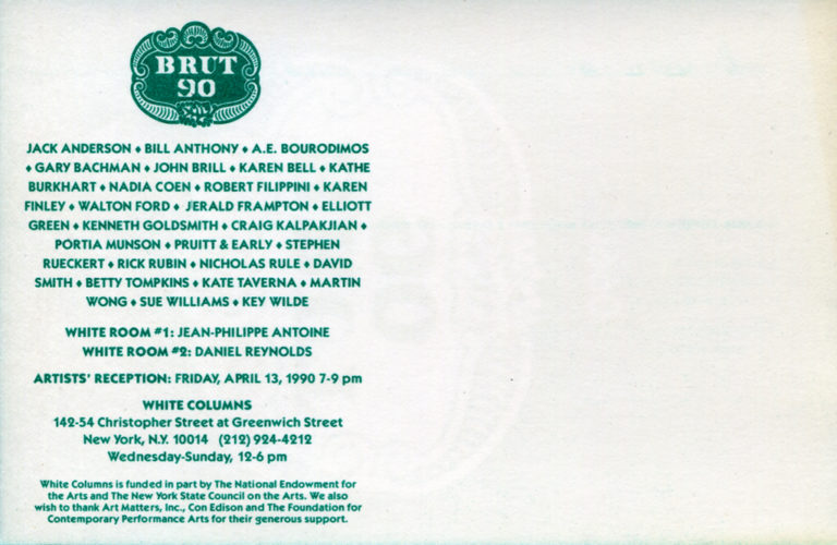 Brut 90 | White Columns