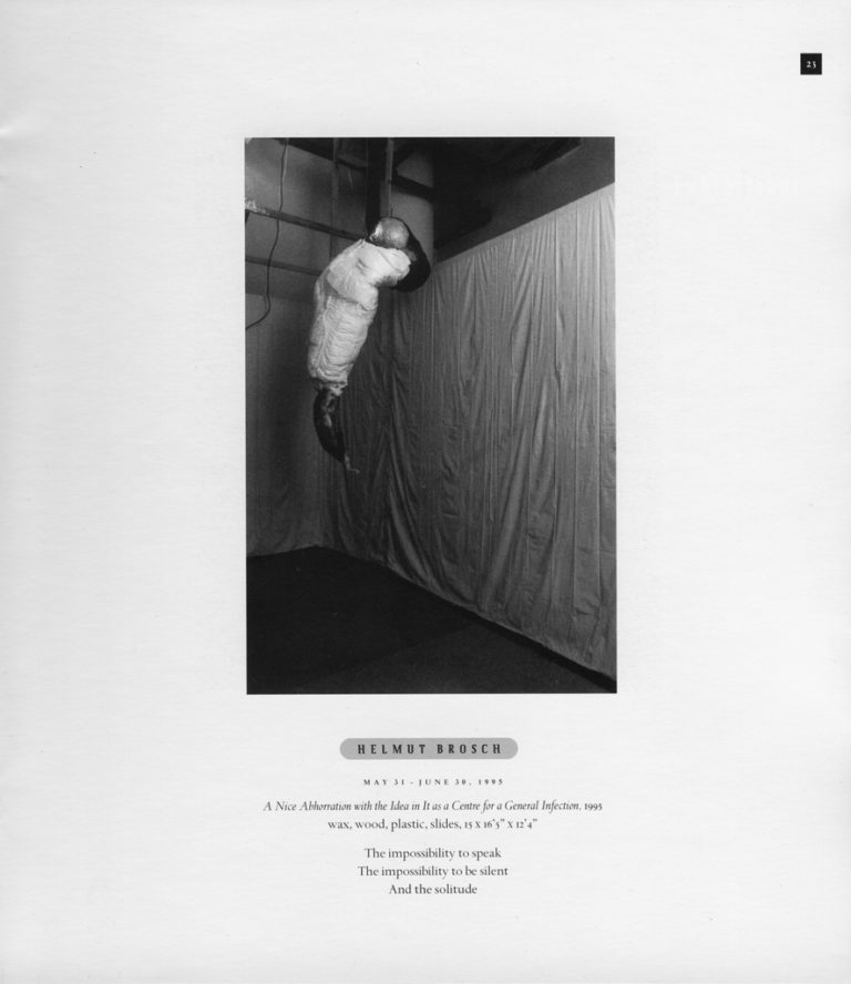 White Room: Helmut Brosch | White Columns