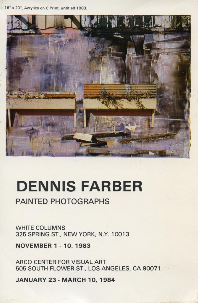 White Room: Dennis Farber | White Columns