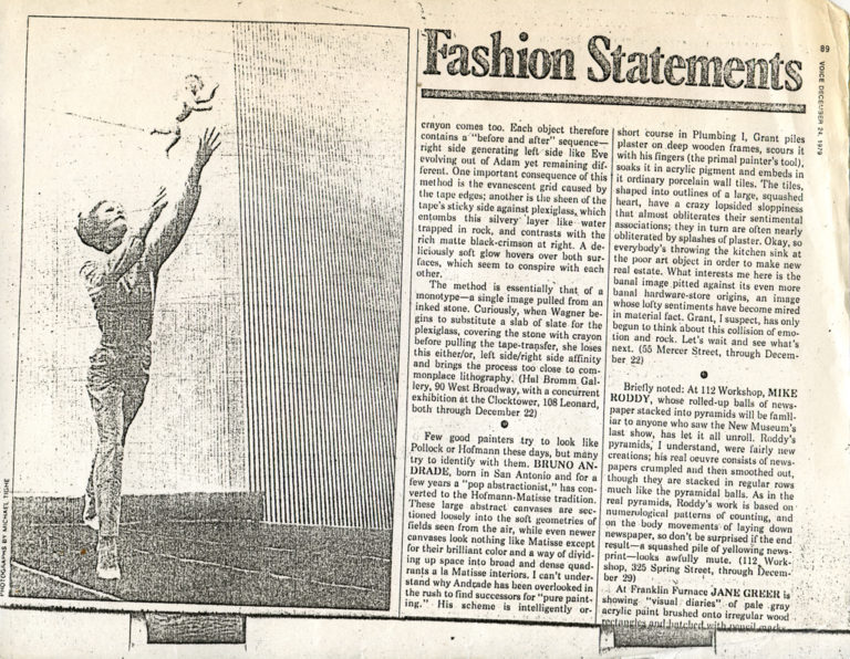 Mike Roddy: An Unrolled and Inverted Pyramid | White Columns