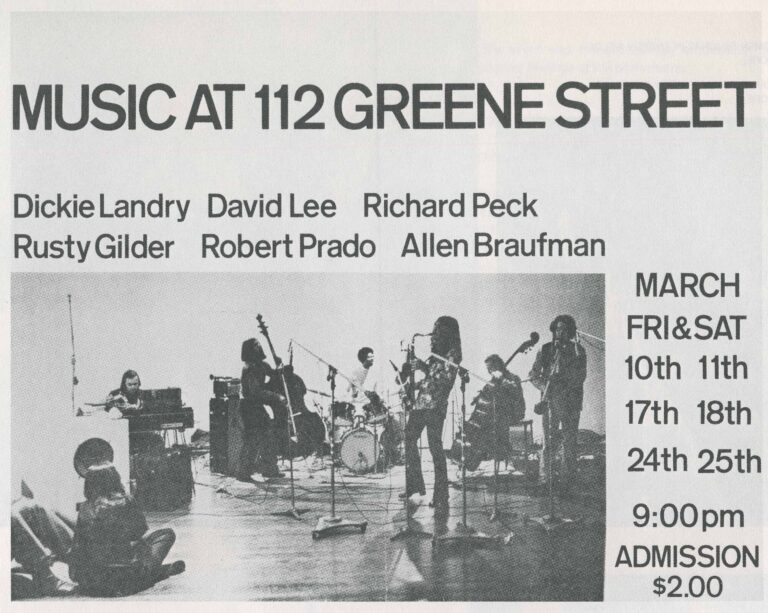 Richard Landry and Musicians | White Columns